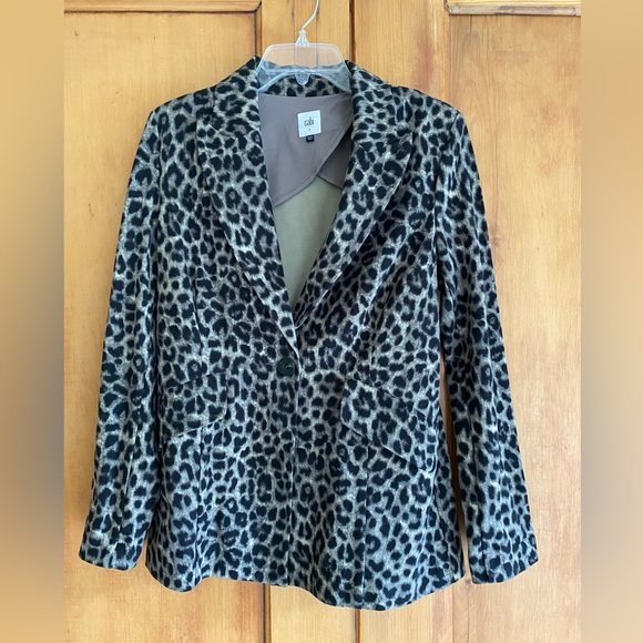 CAbi | Jackets & Coats | Cabi Animal Print Jacket | Poshmark